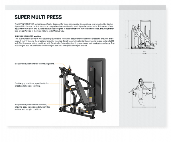 Hudson Super MultiPress - Connect Fit