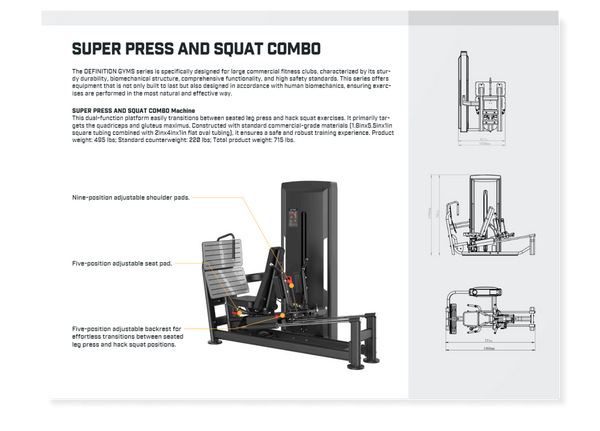 HUDSON LEG/HACK SELECTORIZED - Connect Fit